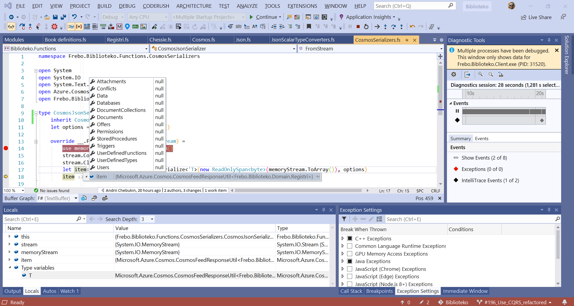 JSON Converter support in v4? · Issue #1216 · Azure/azure-cosmos-dotnet ...