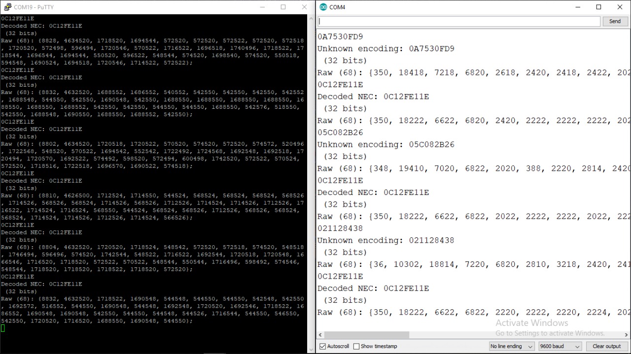 IRremote decode mismatch between Nano and ESP8266 · Issue #864 · crankyoldgit/IRremoteESP8266 ...