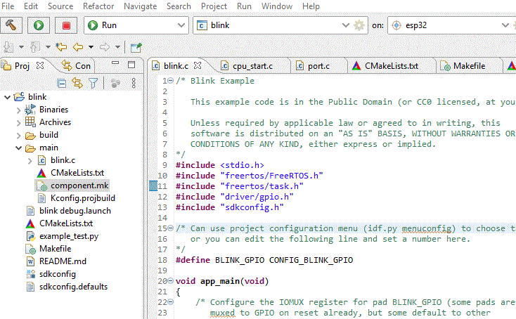 Unresolved includes in latest idf-eclipse-plugin in Debug Launch mode ...