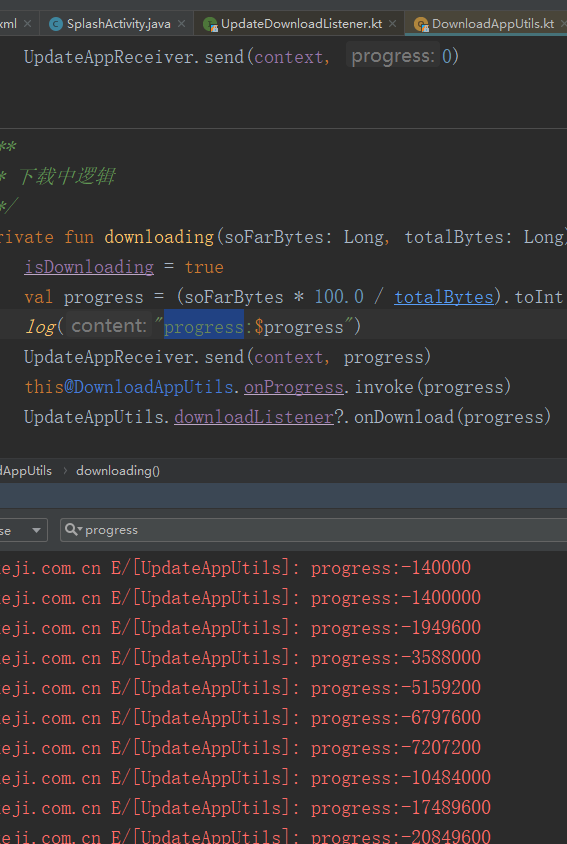 通知的进度和activity的进度都不正确 · Issue #44 · teprinciple/UpdateAppUtils · GitHub