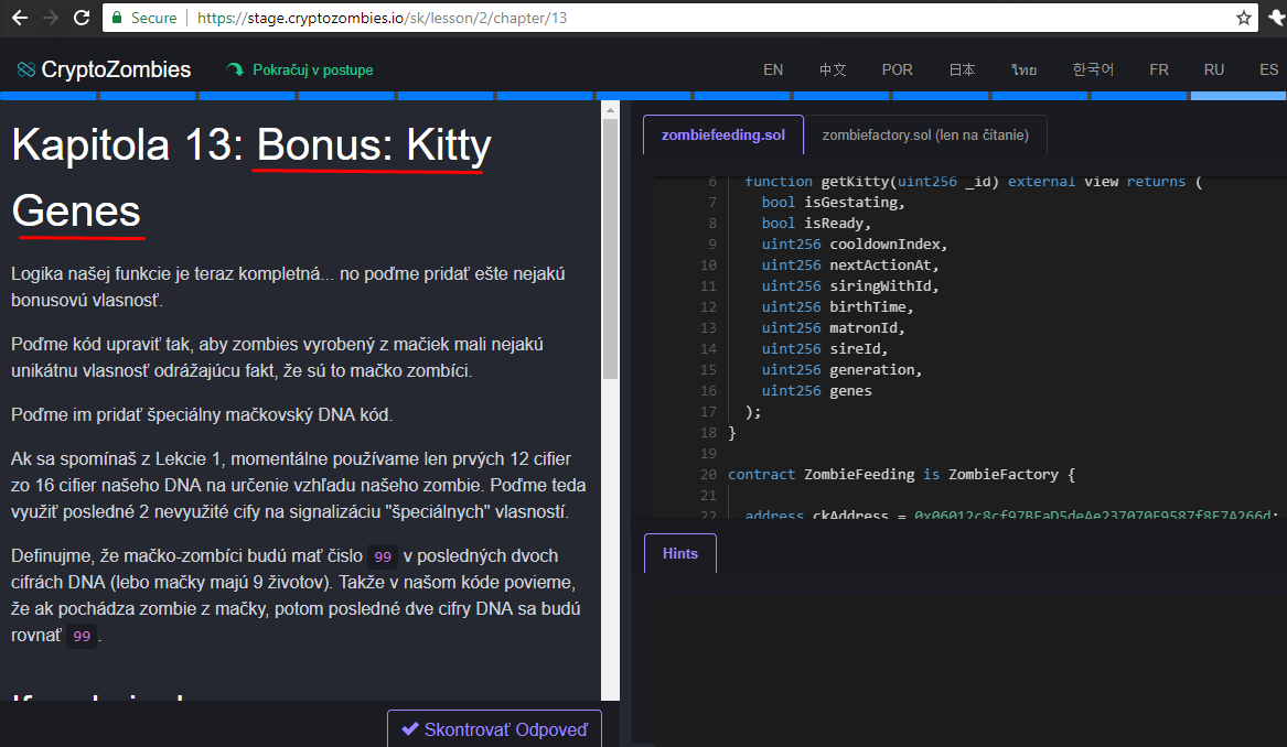 Slovak: Translation missing for Lesson 2 Chapter 13 heading · Issue #317 · CryptozombiesHQ ...