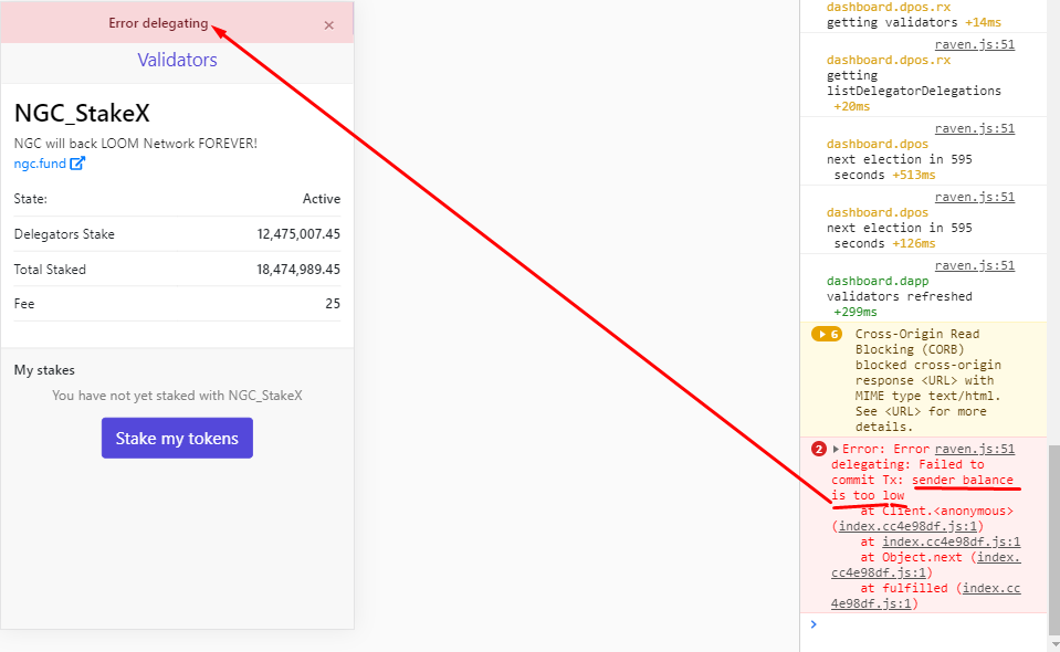 Restrict amounts or show low balance message on transactions · Issue #366 · loomnetwork ...