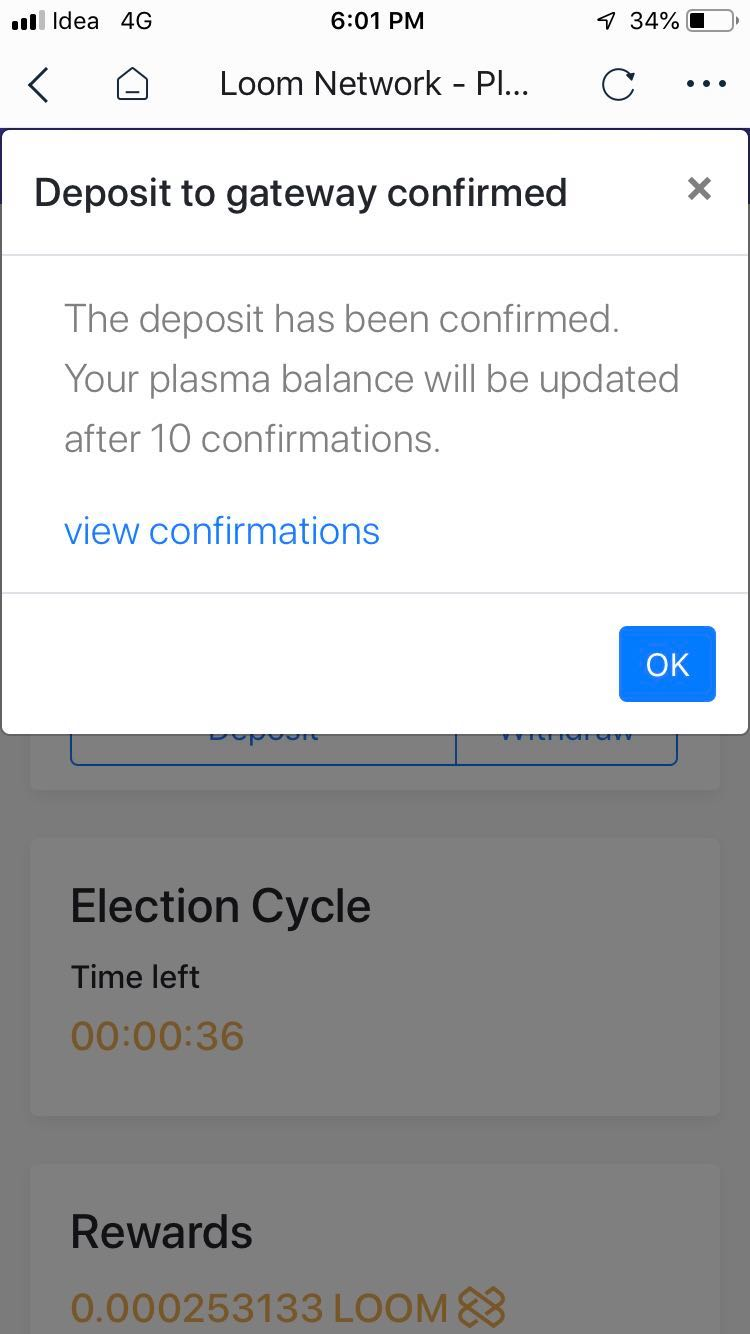 imToken: Deposit is getting failed · Issue #382 · loomnetwork/dashboard · GitHub