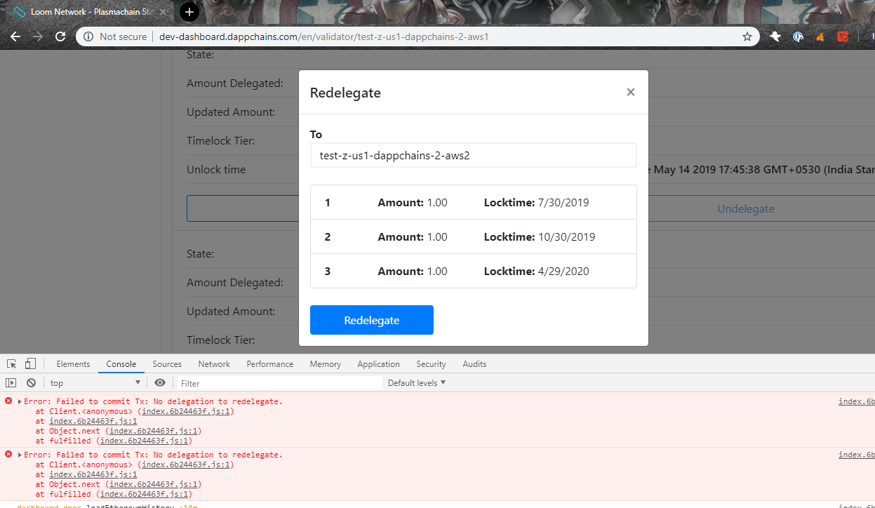 Redelagate has target validator AND optionally target delegation · Issue #440 · loomnetwork ...