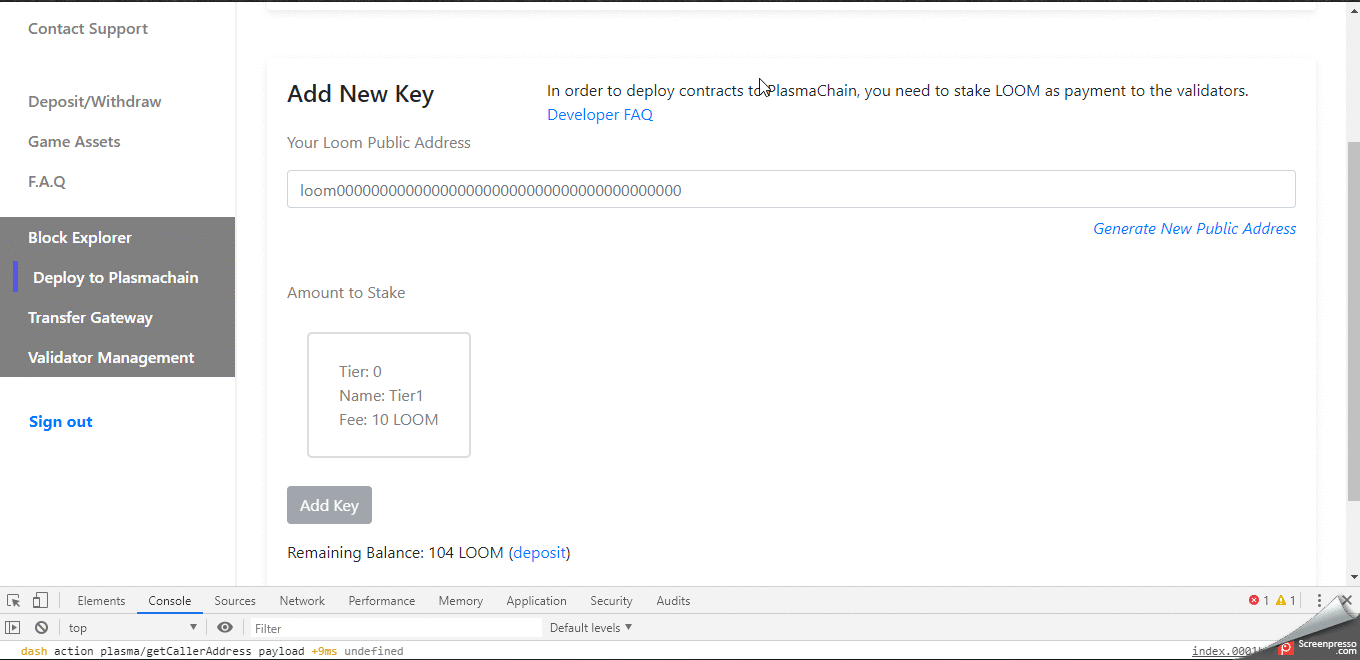 Deploy to PlasmaChain: We need to guide user to select Amount to Stake · Issue #670 ...