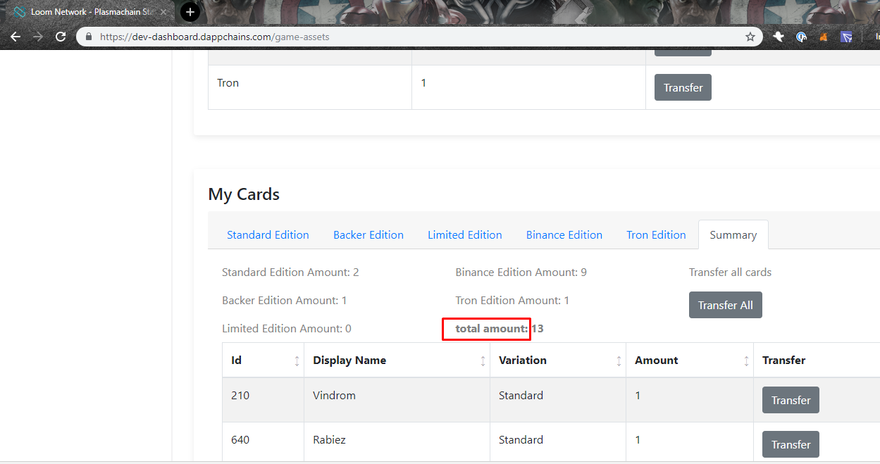Game Assets: Initials needs to be in capitals · Issue #657 · loomnetwork/dashboard · GitHub