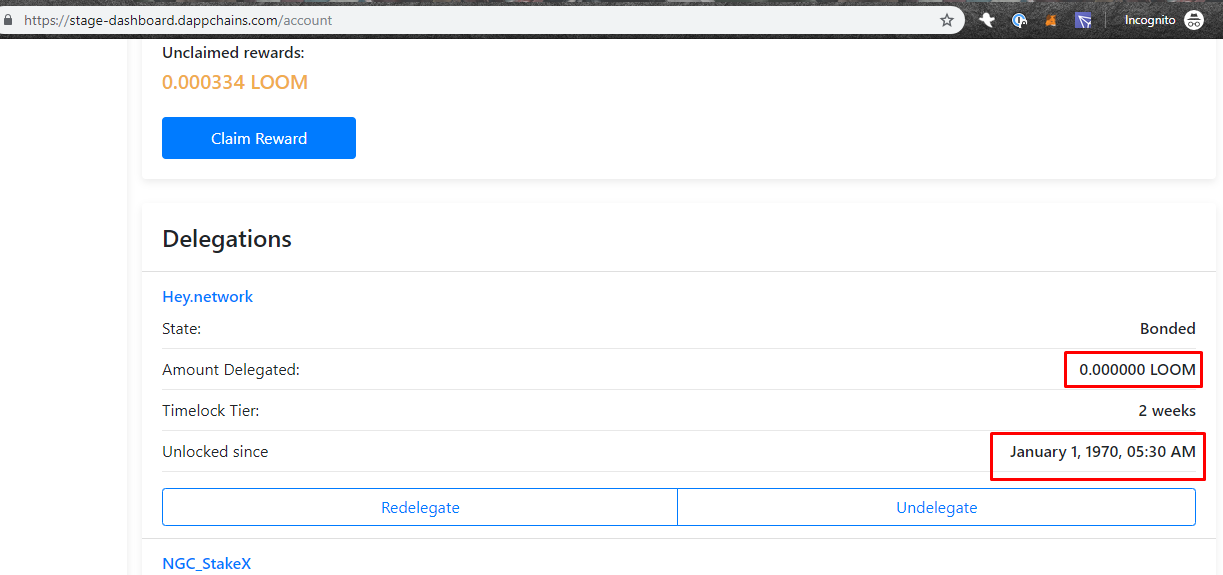 Hide/Delete the entry after undelegating Consolidating entry · Issue #911 · loomnetwork ...