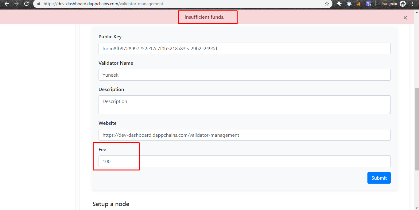 Validator Mgt: User info required for minimum LOOM token to Become a validator · Issue #1020 ...
