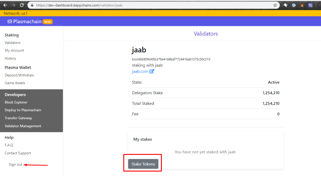 Stake Token button styling if off on Validator page · Issue #1073 · loomnetwork/dashboard · GitHub