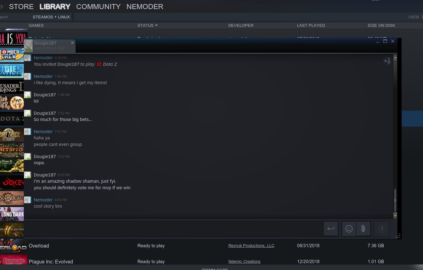 steam client chat window ui is shifted to the left · Issue #6437 · ValveSoftware/steam-for-linux ...