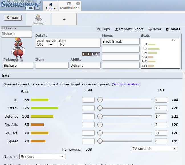 IVs Don't export · Issue #8243 · smogon/pokemon-showdown · GitHub