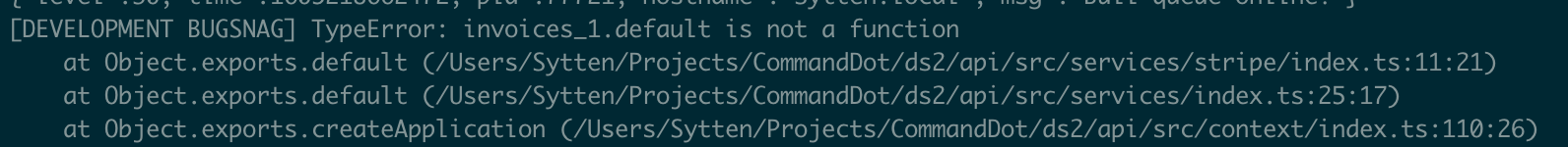 Random Errors During Typescript Compilation · Issue 185 · Wclrts Node Dev · Github 5533