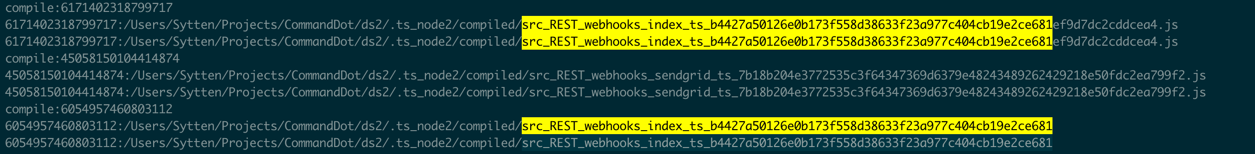Random Errors During Typescript Compilation · Issue 185 · Wclrts Node 4781