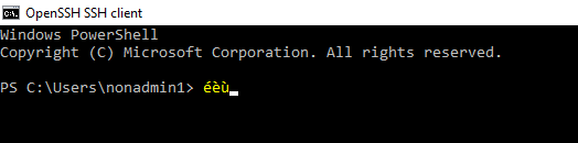 Unable to type vertical bar · Issue #902 · PowerShell/Win32-OpenSSH · GitHub