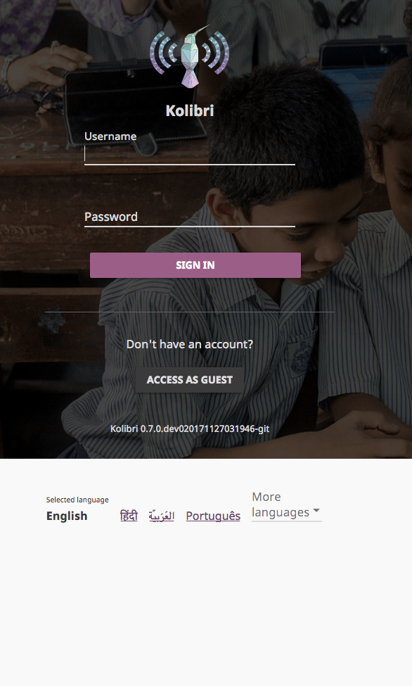 Regression On Sign In Page Layout · Issue 2709 · Learningequalitykolibri · Github 7456