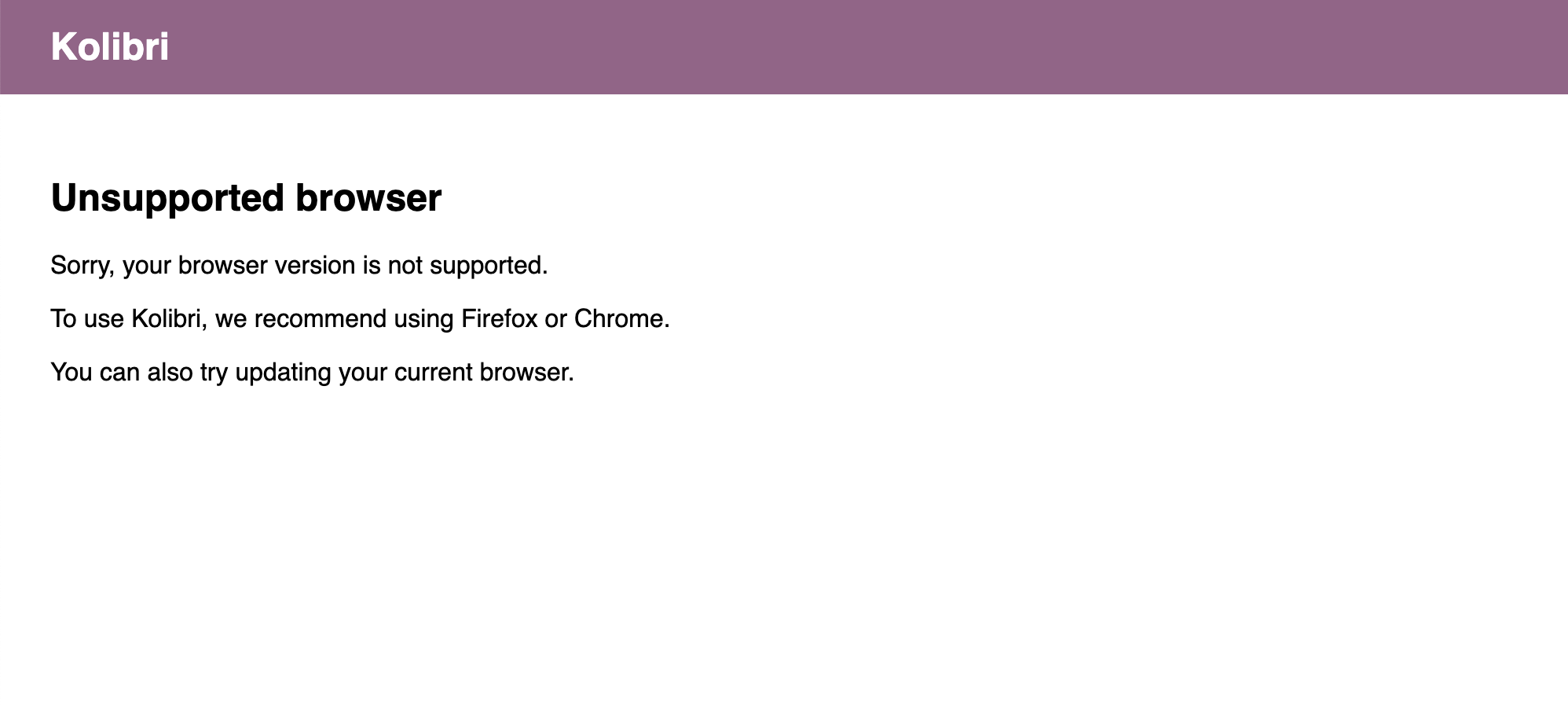 'unsupported browser' message is not internationalized · Issue #6240 ...