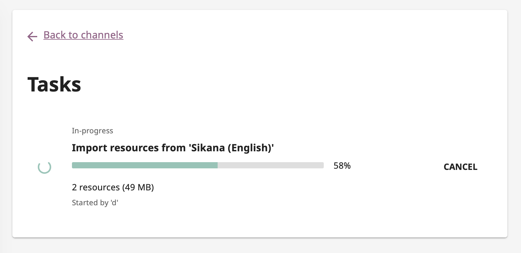 newly-imported channels do not show without refresh and are not labeled · Issue #6314 ...