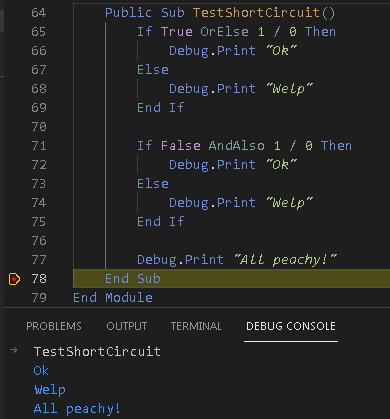 Short circuiting boolean conditions? · Issue #689 · twinbasic/twinbasic · GitHub