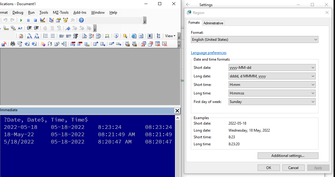 Date$ and Time$ formats need to be invariant · Issue #846 · twinbasic/twinbasic · GitHub