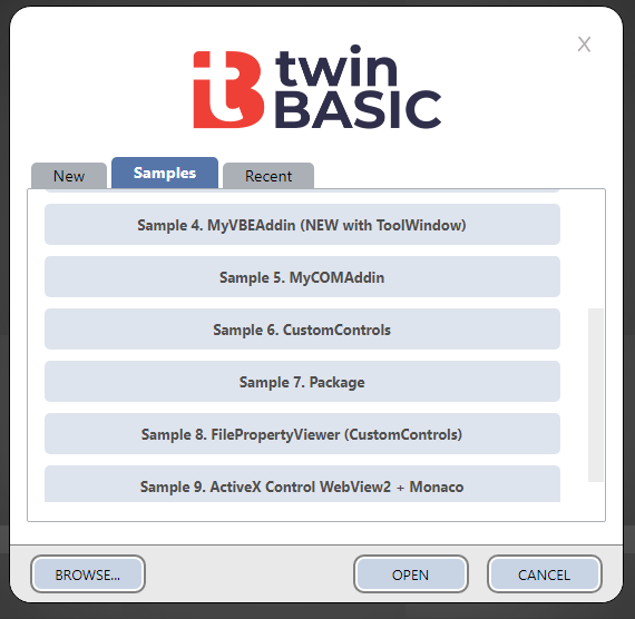 Issues with the COM Addins sample · Issue #576 · twinbasic/twinbasic · GitHub