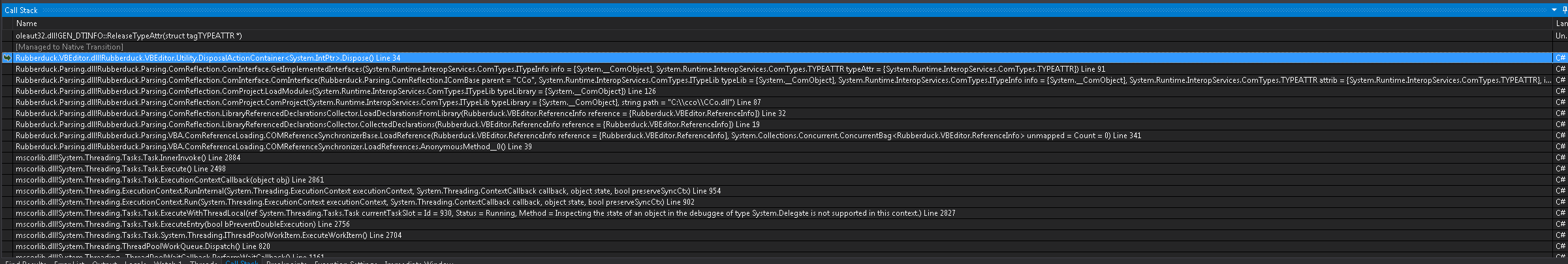 Silent Crash After Adding Specific Reference To Vba Project · Issue