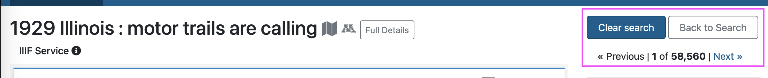 Review the buttons for "Clear Search" and "Back to Search" · Issue #496 ...