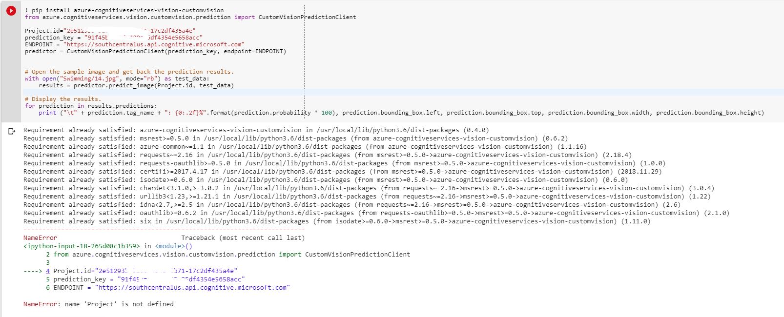 Importerror Cannot Import Name Predictionendpoint Python 36 · Issue 19907 