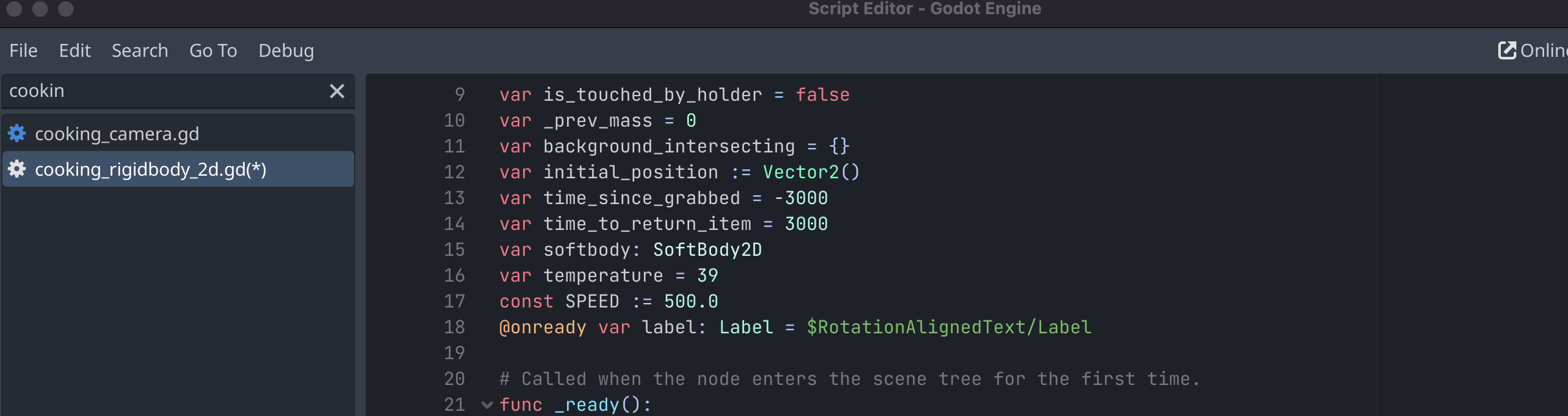 Quality of life improvements for Script Editor · Issue #7434 · godotengine/godot-proposals · GitHub