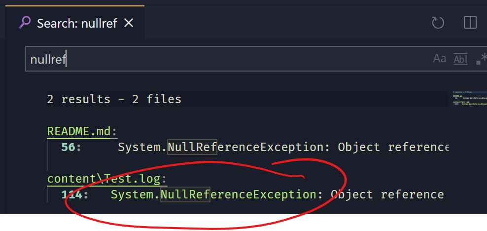 Highlight Results In Search Editor · Issue 101 · Emilastvscode Logfile Highlighter · Github