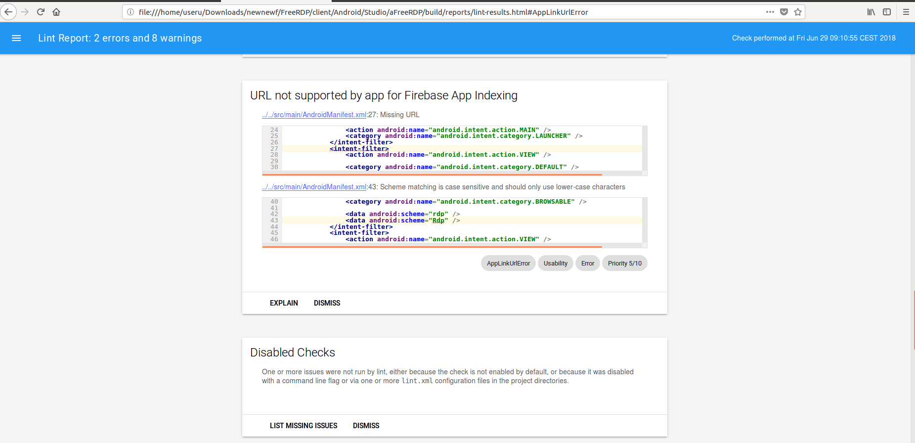 Error when trying to build APK in Android Client · Issue #4720 · FreeRDP/FreeRDP · GitHub