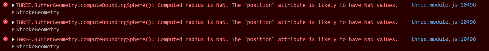 Example: webgl_loader_tilt.html has error log. · Issue #20835 · mrdoob/three.js · GitHub