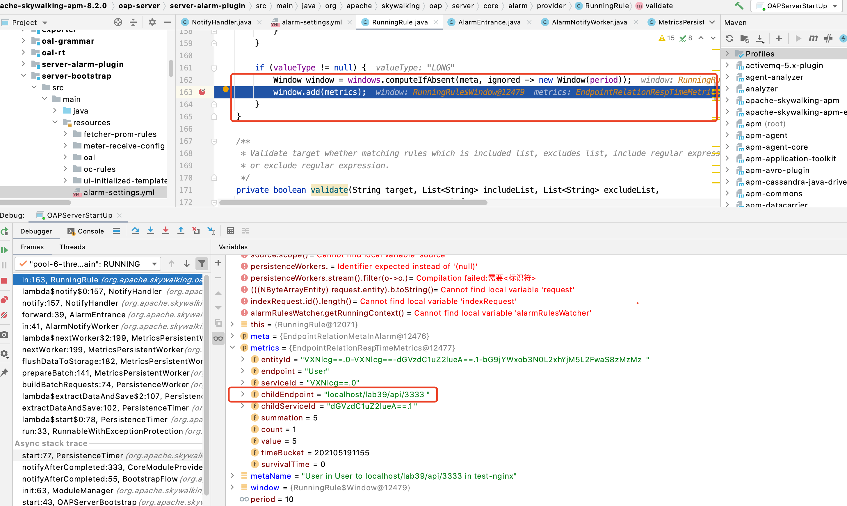 default alarm config may produce a lot of objects(RunningRule$Window) · Issue #6977 · apache ...