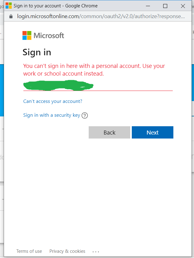 User sign in saying can't enter personal email · Issue #1003 · AzureAD ...
