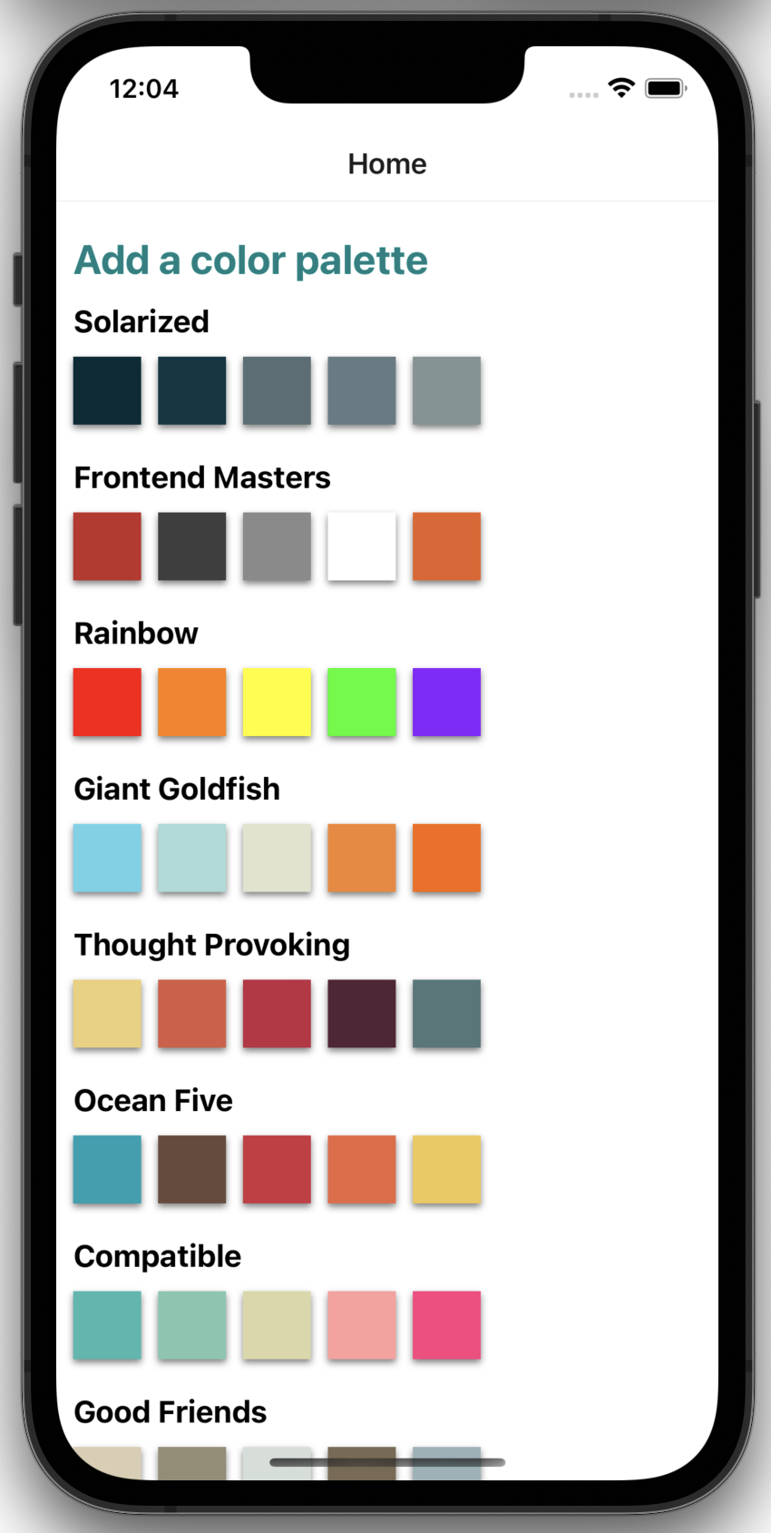 GitHub - KocherginV/AwesomeProject: Coursework done during React Native course from Frontend Masters