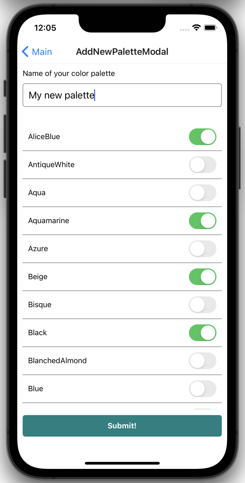 GitHub - KocherginV/AwesomeProject: Coursework done during React Native course from Frontend Masters