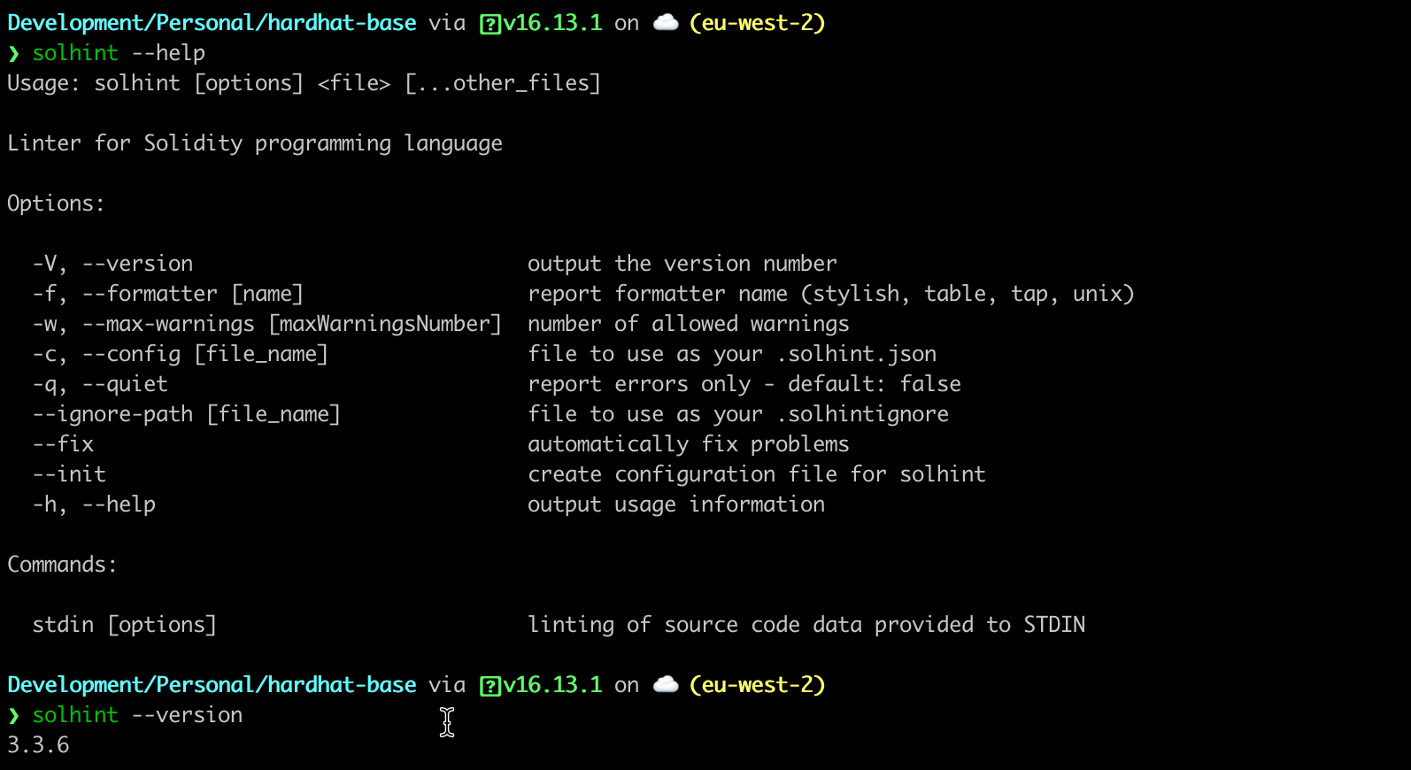 Solhint not being picked up in vscode but in cli it is. · Issue #326 · juanfranblanco/vscode ...