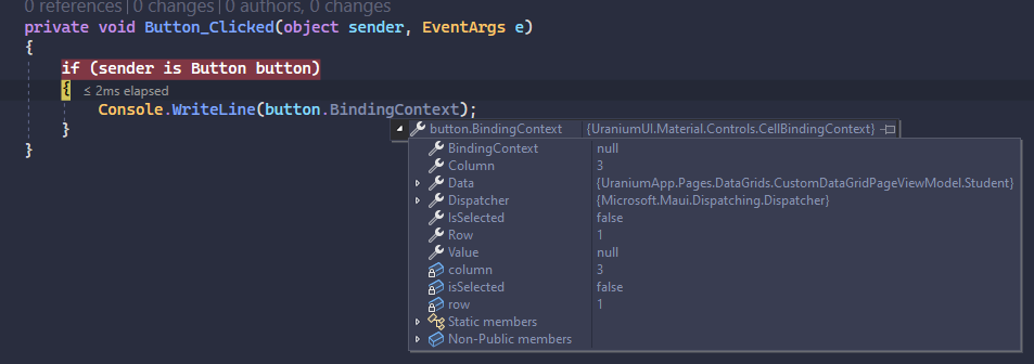 CommandParameters on Custom DataGrid · Issue #65 · enisn/UraniumUI · GitHub
