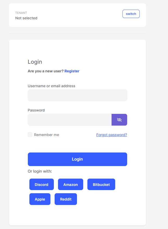 External login button cannot be displayed on the login page with LeptonX theme · Issue #17657 ...