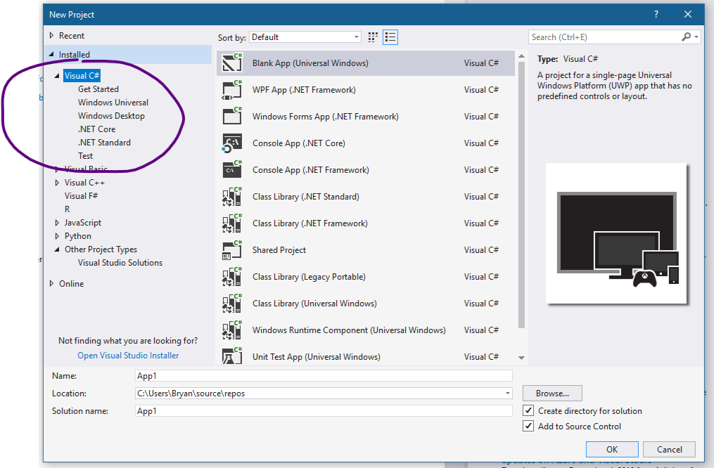 Microsoft Bot Application Template not appear on Visual Studio 2017 · Issue #1101 · microsoft ...