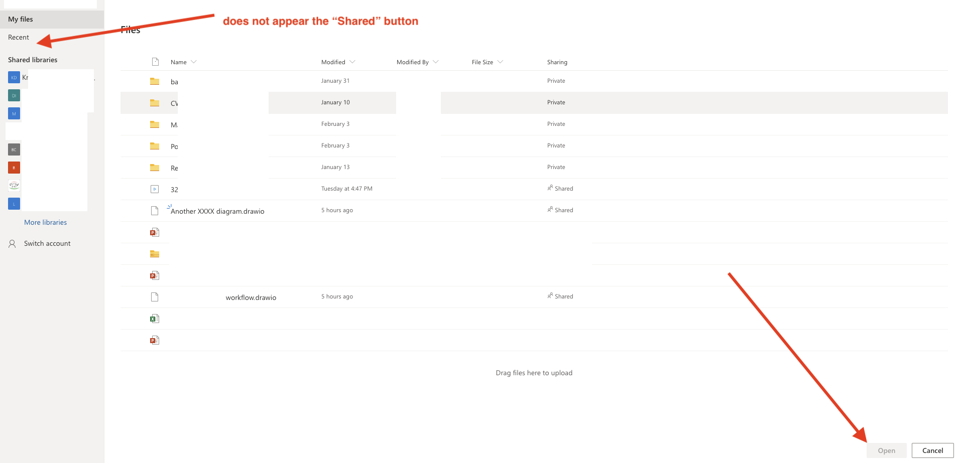 Impossible to load a shared diagram saved in Onedrive · Issue #818 ...