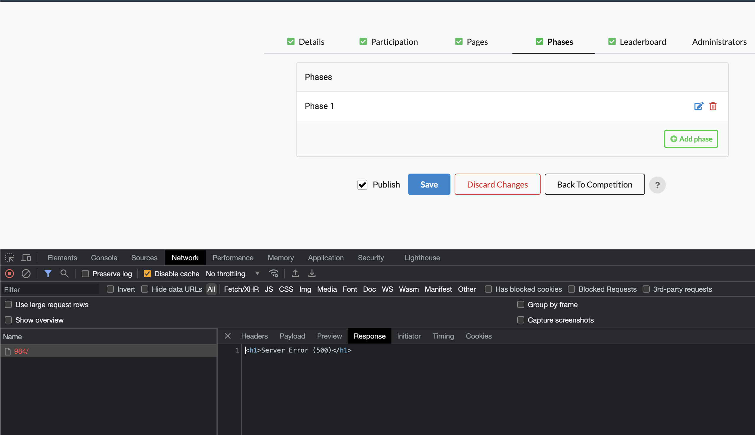 Phase Update Task Status 500 · Issue #999 · codalab/codabench · GitHub