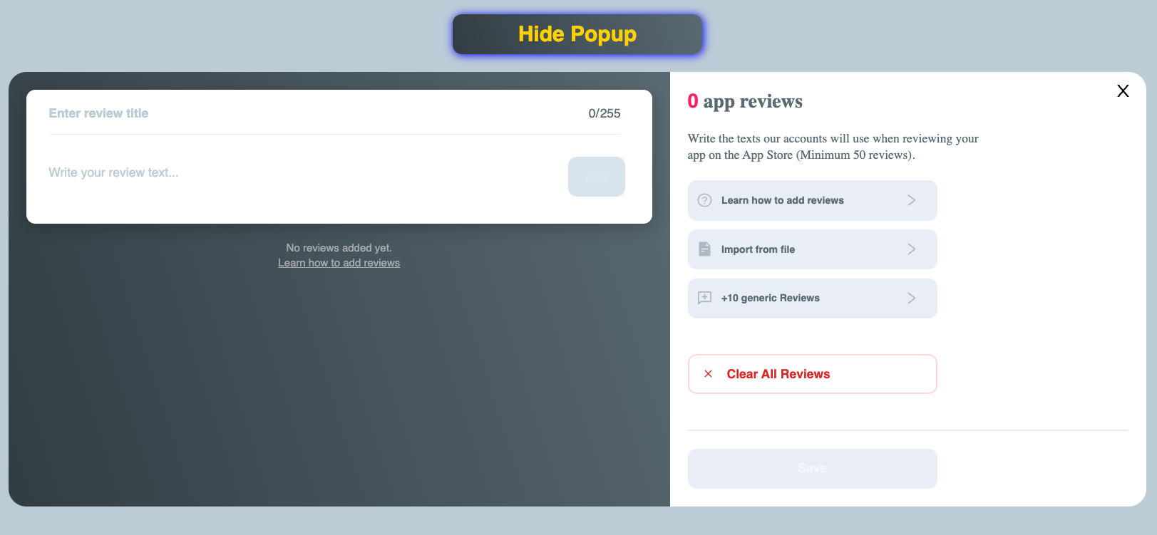 GitHub - dekelohad/popup-review