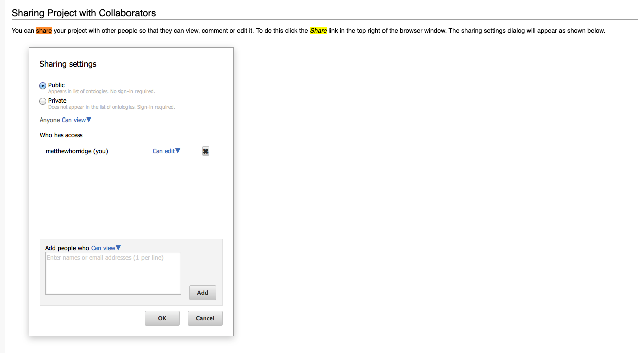 how do I configure my webprotege instance to allow public (no sign in ...