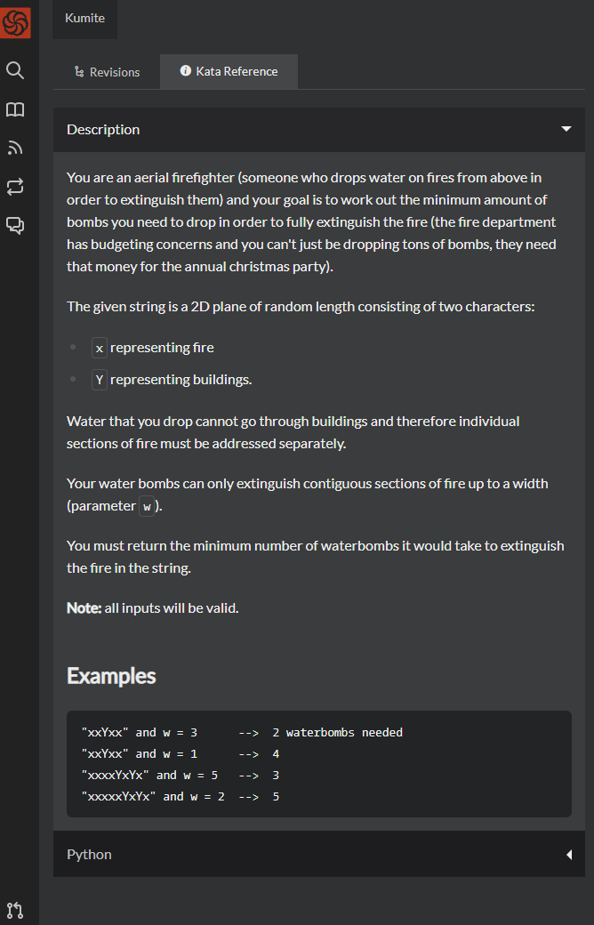 Make sections of "kata reference" accordion collapsible · Issue #2367 · codewars/codewars.com ...