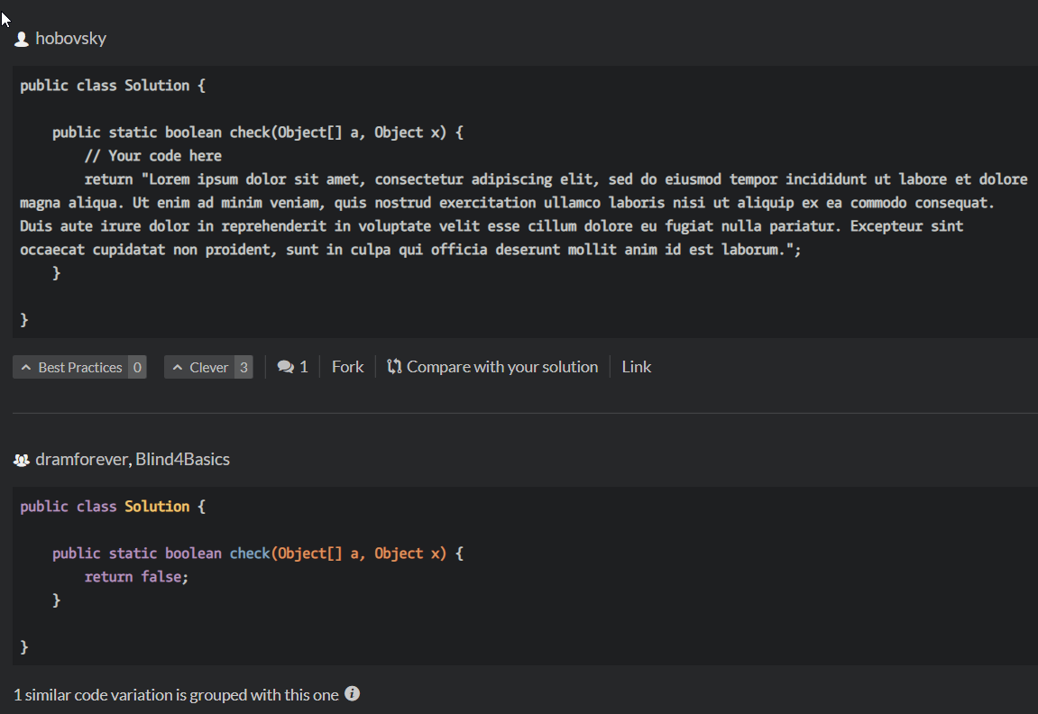 In Java, preloaded code is run instead of submitted solution · Issue #651 · codewars/codewars ...