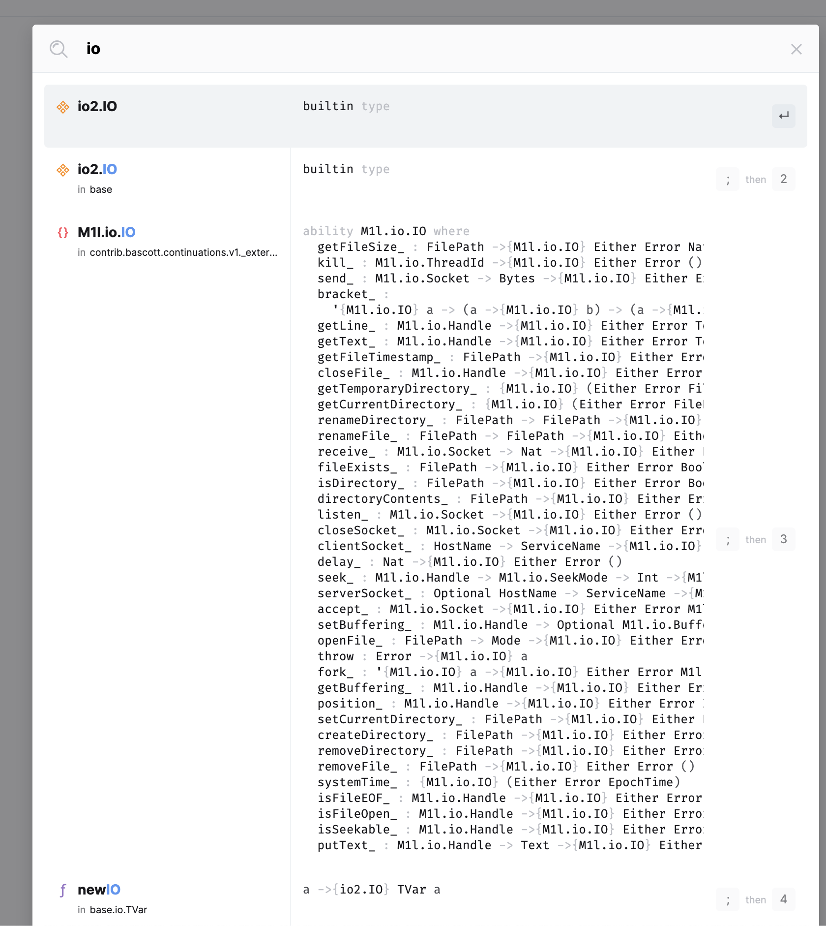 Finder should not show multiline code in its preview · Issue #157 · unisonweb/codebase-ui · GitHub