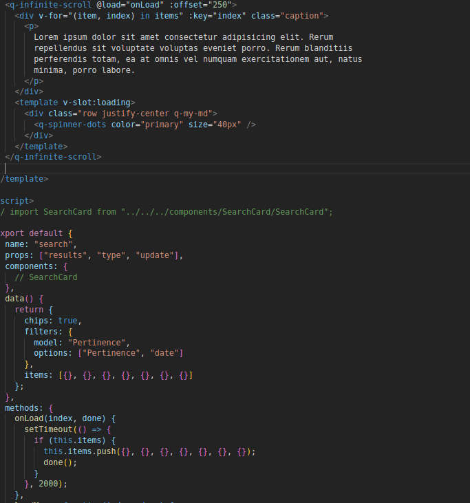 infinite scroll enless loop · Issue #4495 · quasarframework/quasar · GitHub