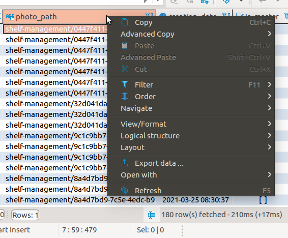 "calculate column width by cell values" missing in Dbeaver 7.3.5 ...