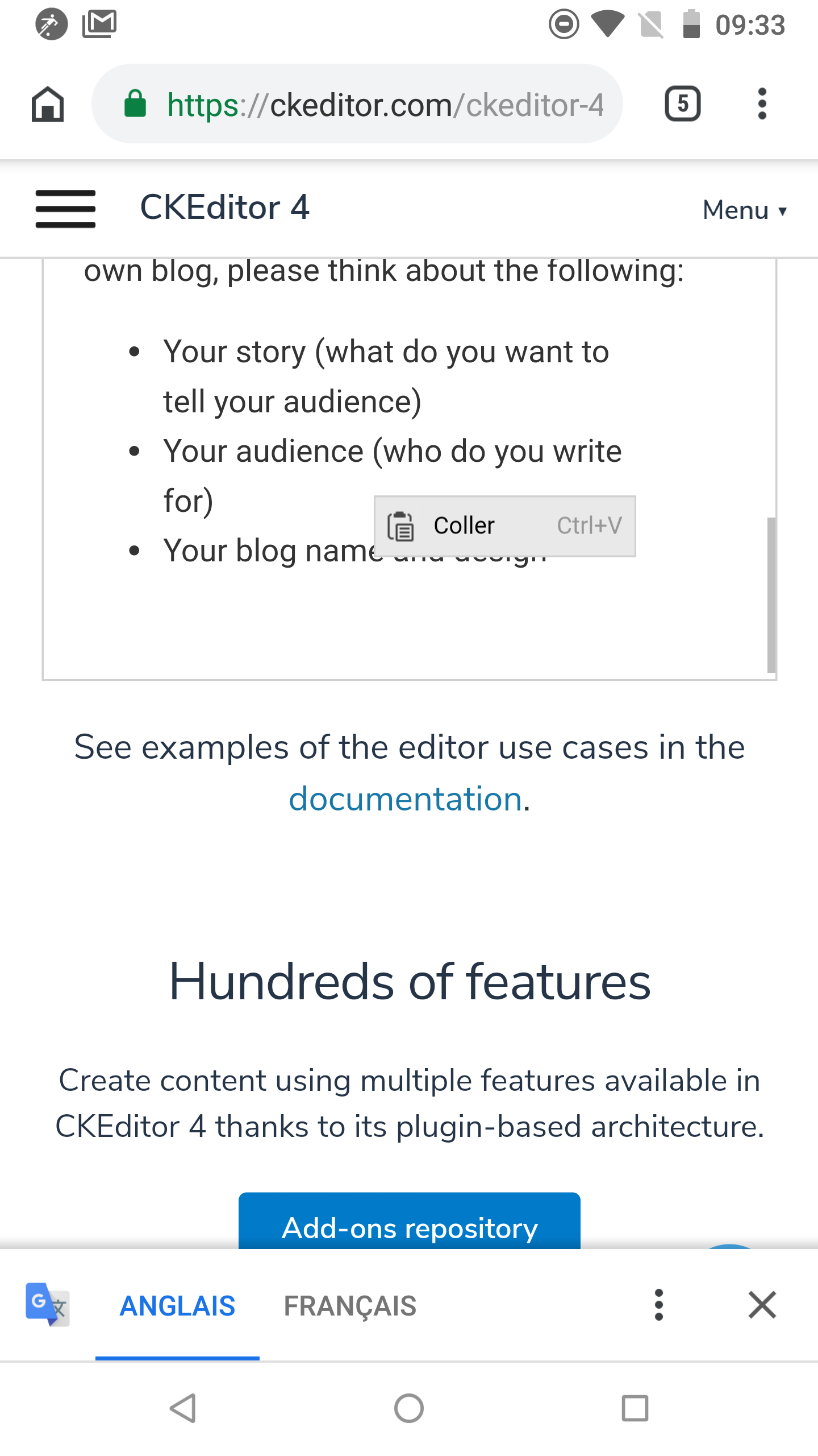 copy-paste using an android device · Issue #2465 · ckeditor/ckeditor4 · GitHub