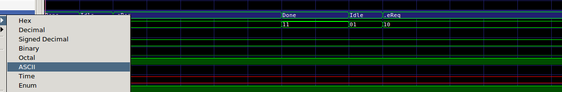 better to have human readable string to make enum and state machine much more easy to understand ...